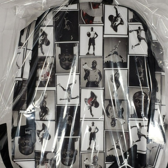 Jordan | Accessories | Nike Michael Jordan Jumpman Backpack Photo Reel ...